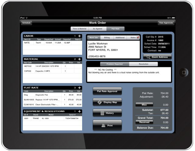 Mobile Work Order Performs All Field Invoicing Steps | Contracting Business