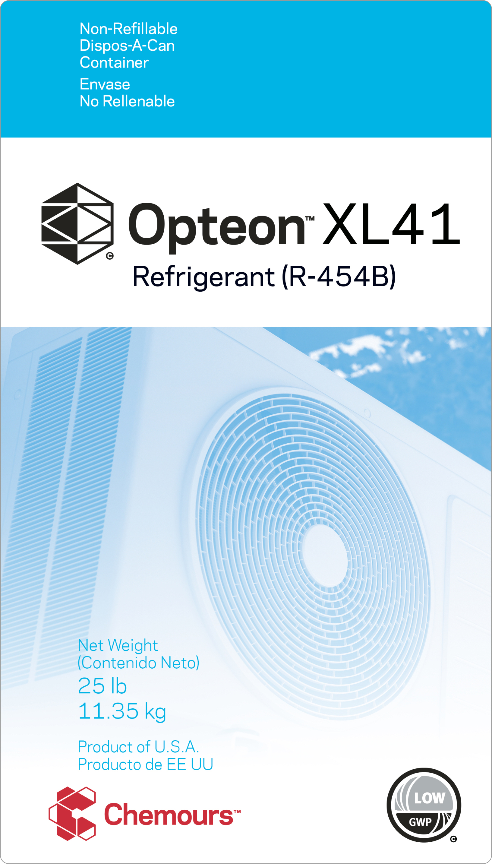 Chemours reports availability of Opteon™ XL41 refrigerant | Contracting ...