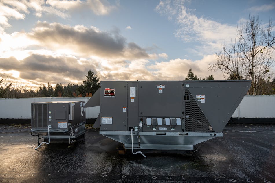 Ruud commercial air systems installed in Oregon church | Contracting ...